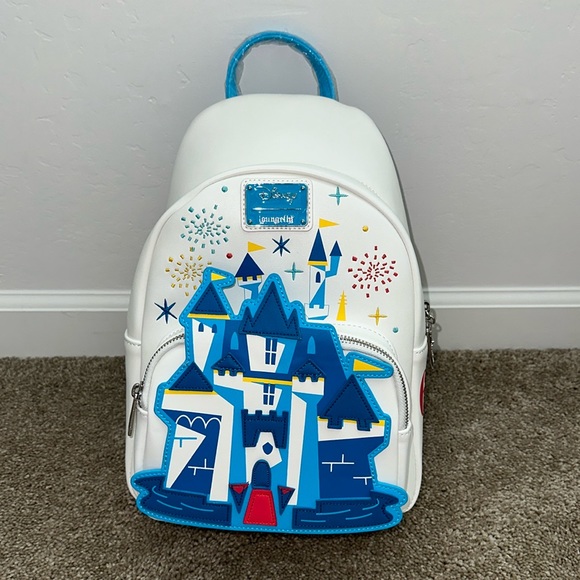 Loungefly | Bags | Disney Loungefly 65th Anniversary Castle Convertible ...